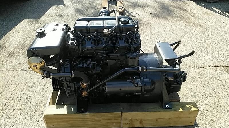 Used 1980 Perkins Perkins 4236 72hp Marine Diesel Engine Package ...