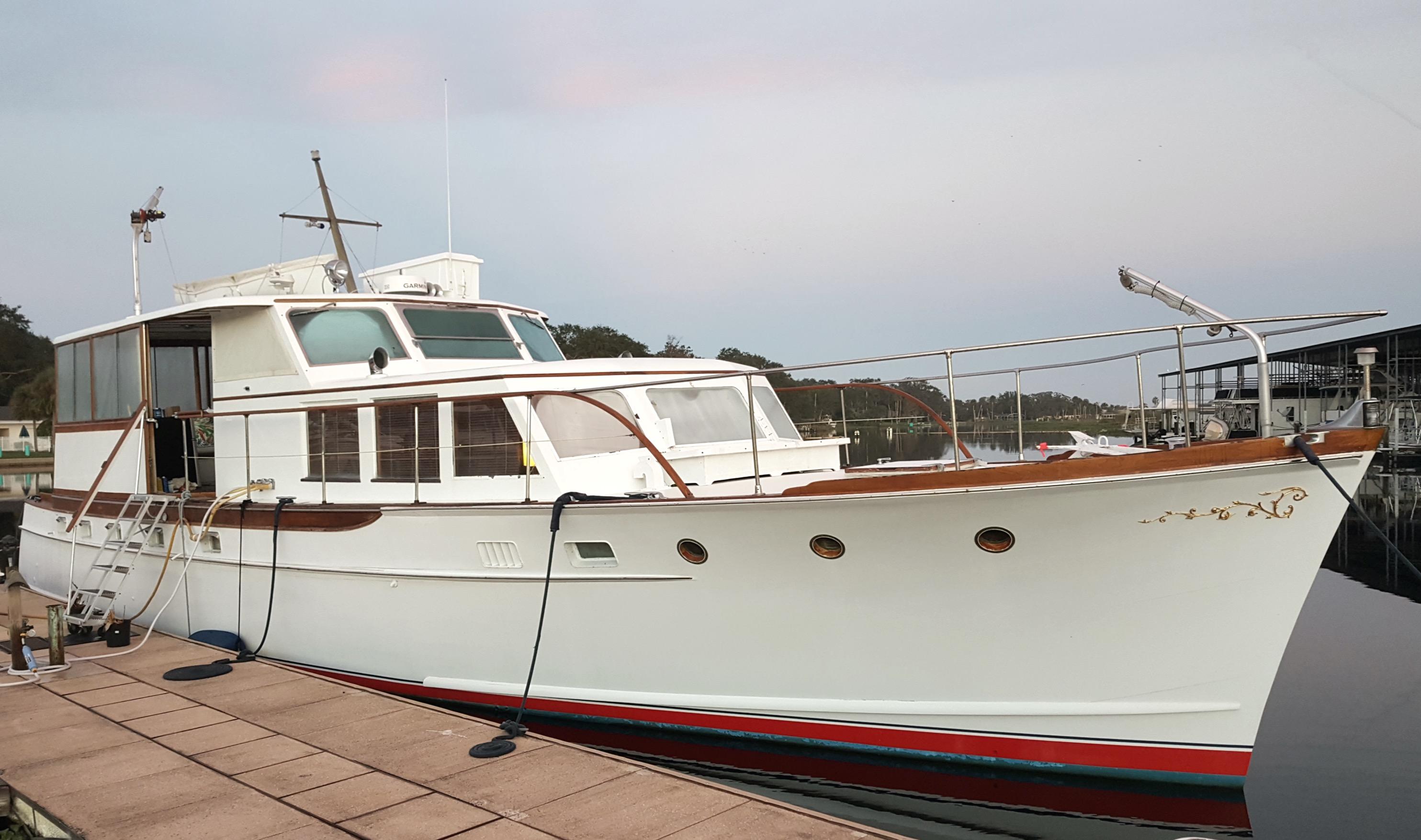 1956 Trumpy 55' Cockpit Cruiser Motoryacht Klassische Motorboote Kaufen ...
