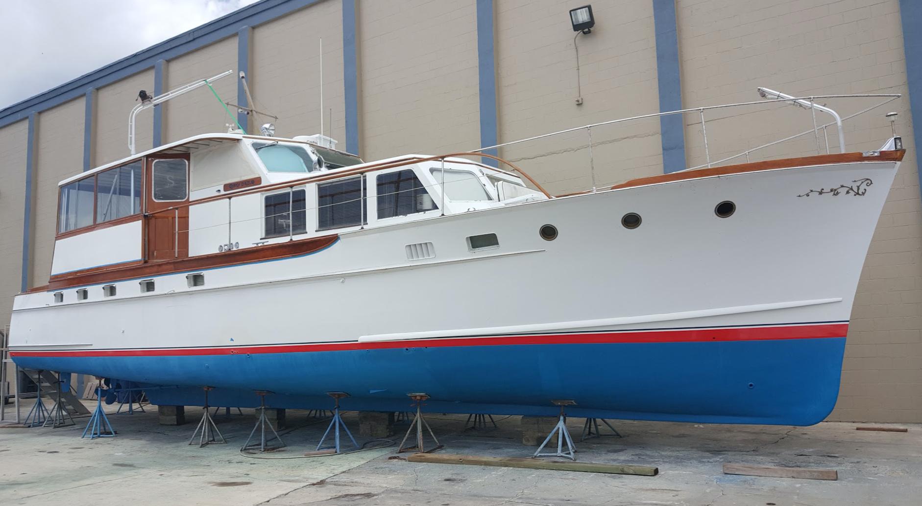 1956 Trumpy 55' Cockpit Cruiser Motoryacht Klassische Motorboote Kaufen ...