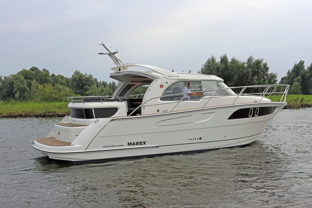 Used 2019 Marex 320 Aft Cabin Cruiser | TopBoats