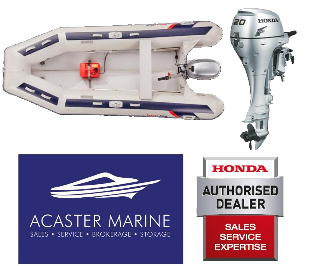 Honwave T38 Inflatable & 20hp Honda Outboard | 2024 | 12ft - North ...