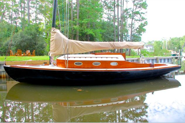 2012 Custom 37ft Catboat Yacht Adaptation Barnegat Bay A-Cat ...