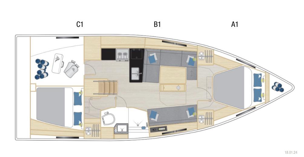 2025 Hanse 360 Racer/Cruiser for sale - YachtWorld