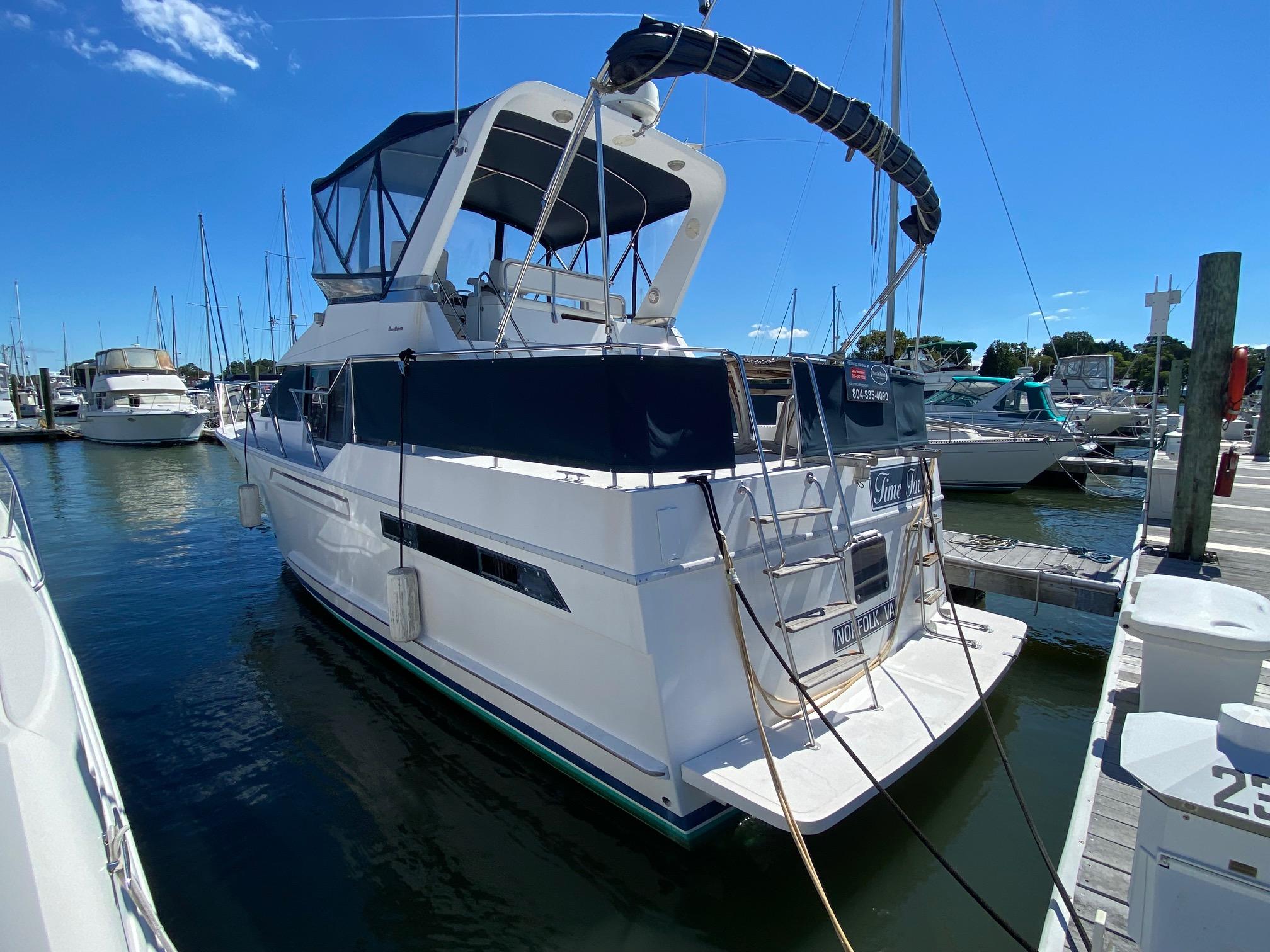 1987 Ocean Alexander 390 Sundeck Motorboot mit Achterkabine Kaufen ...