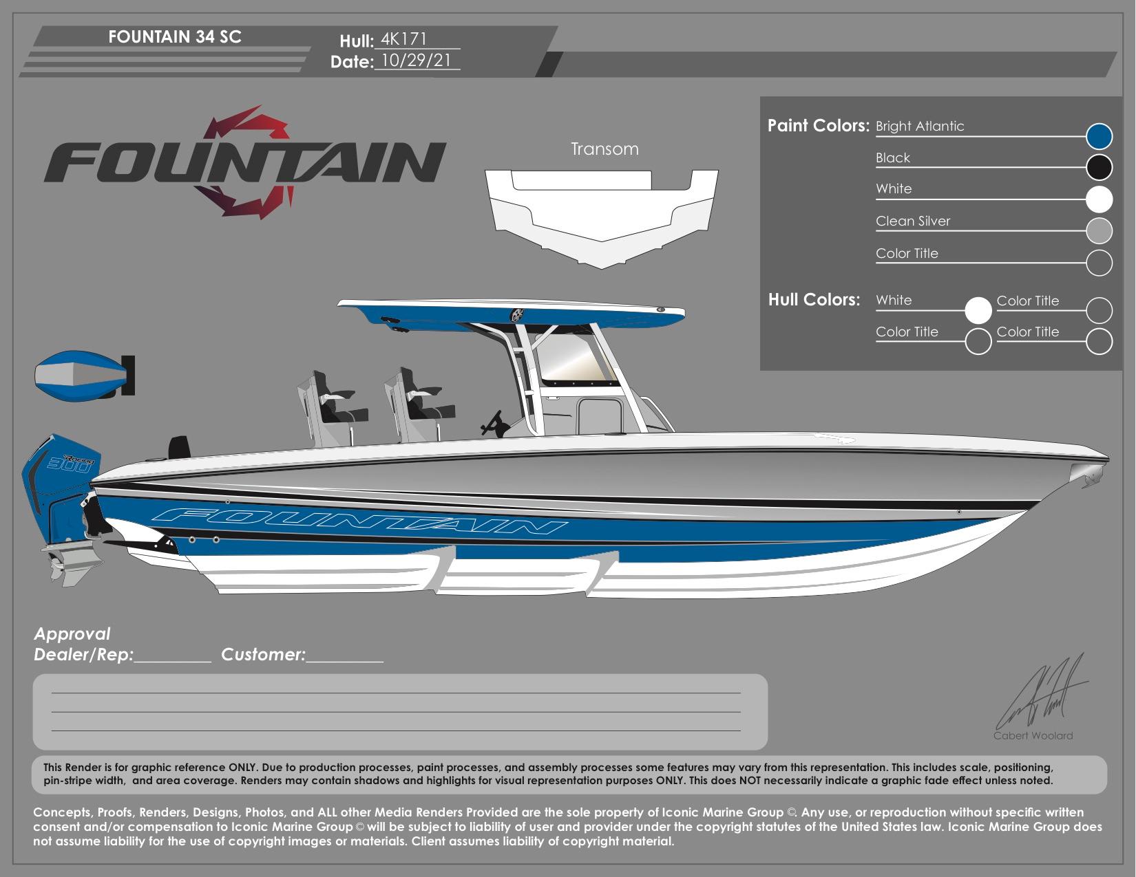 2022 Fountain 34 SC Centre Console for sale - YachtWorld