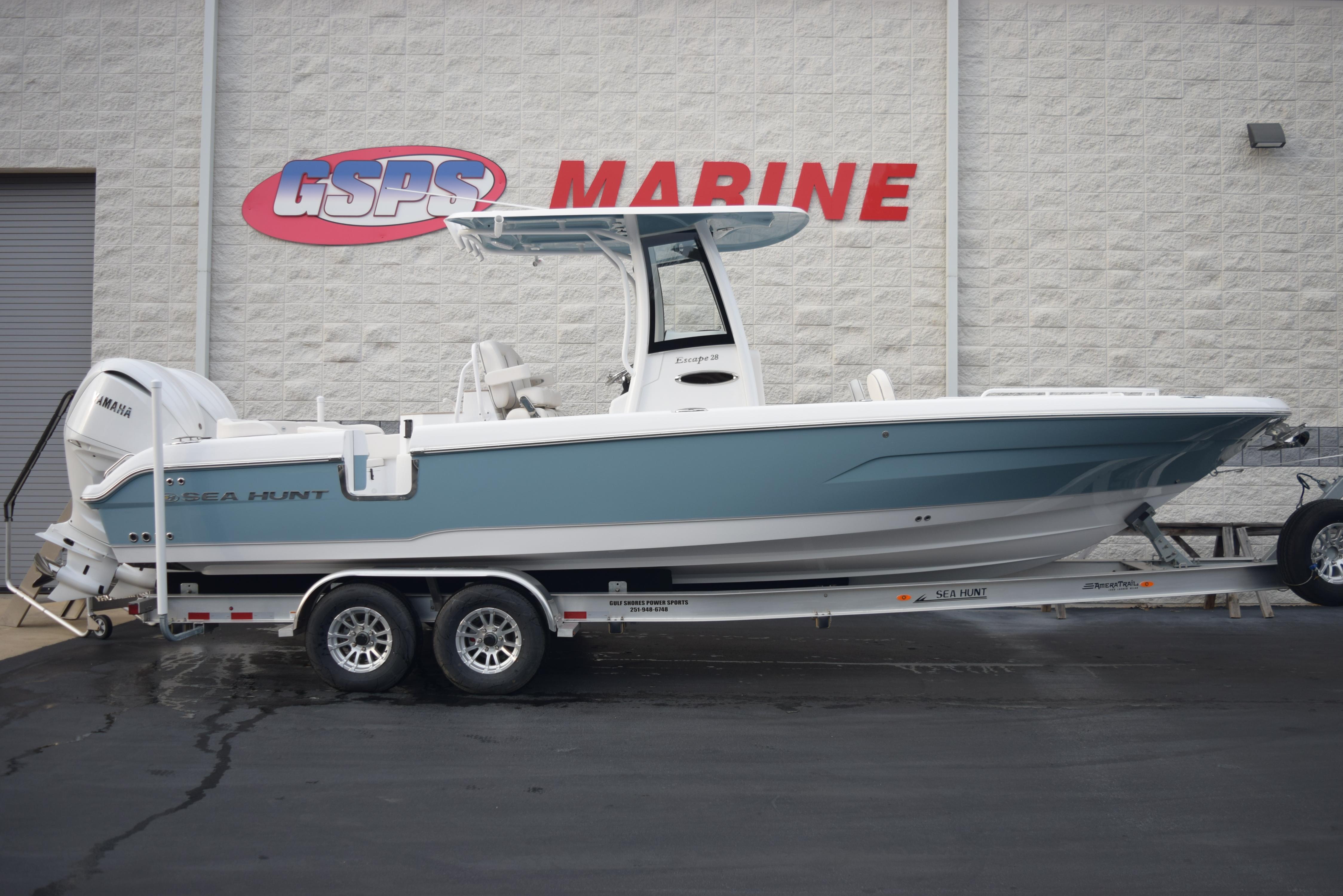 2024 Sea Hunt Escape 28 Walkaround Konsol till salu- YachtWorld