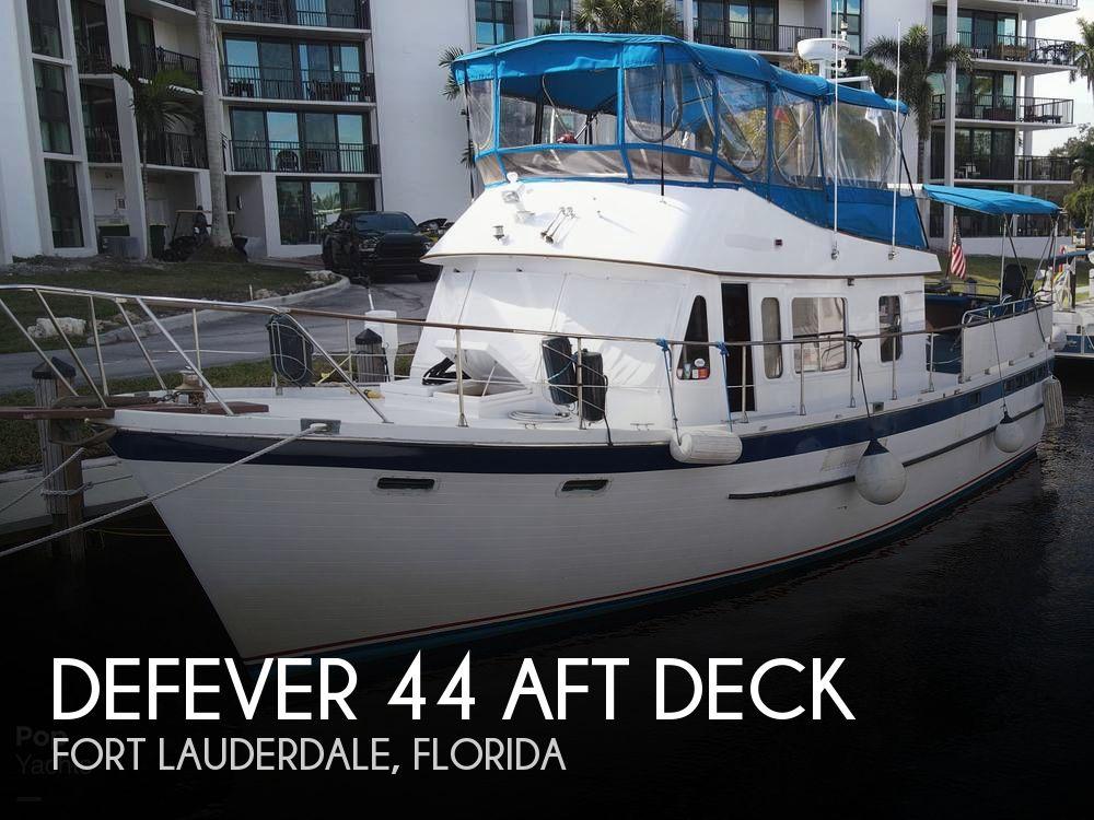 DeFever 44 Aft Deck | 1978 | 13m - Florida | Boatshop24