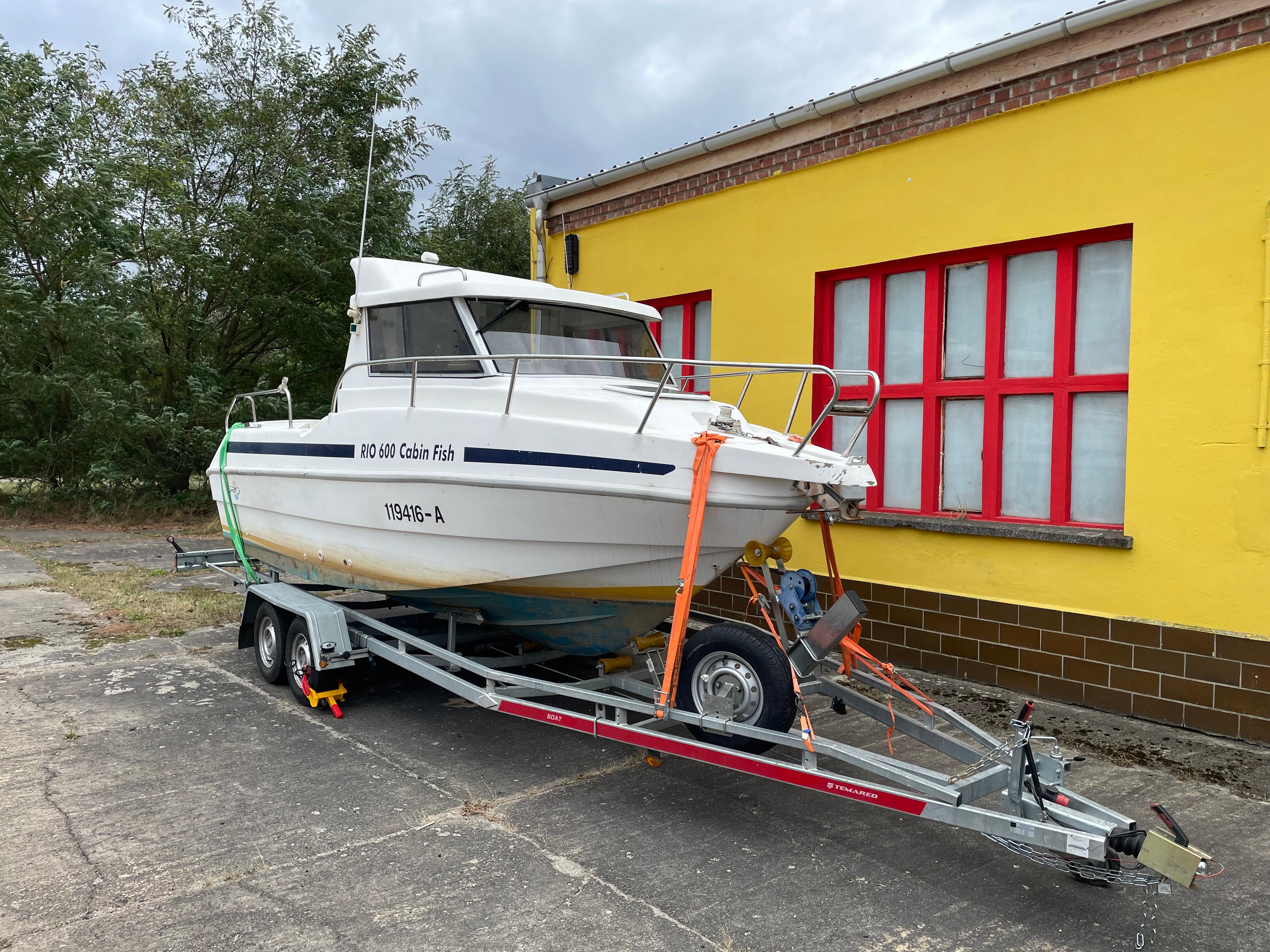 Rio Yachts Cabin 600 Fish 6m 2002, Kajütboote - Sachsen-Anhalt | Boot24