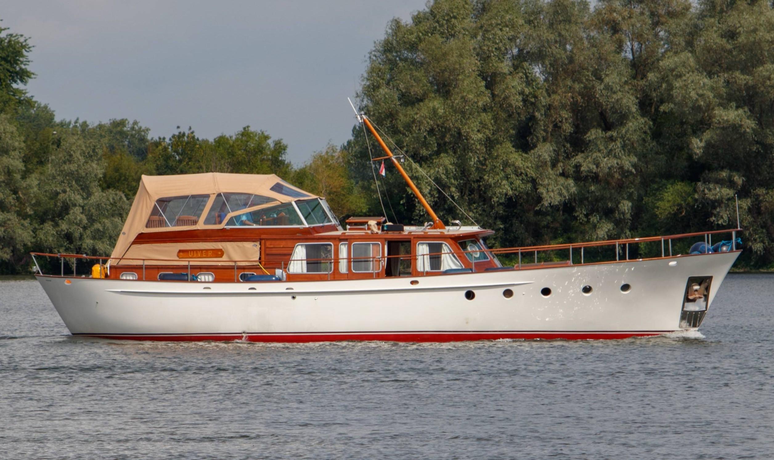 1958 Classic Canoe Stern Kok Cutter "Uiver" Motoryachten Kaufen ...