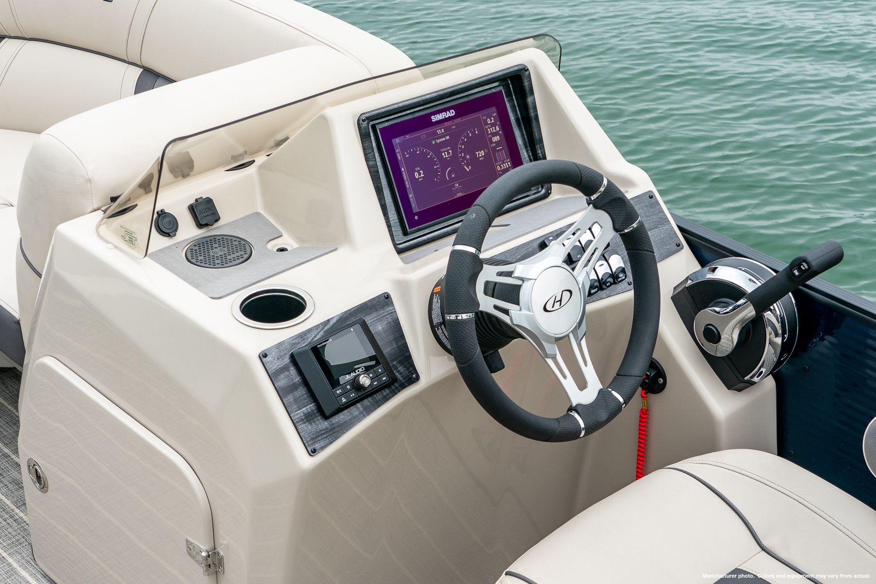 2025 Harris 210 Cruiser SLDH Tri-Toon Pontoon for sale - YachtWorld