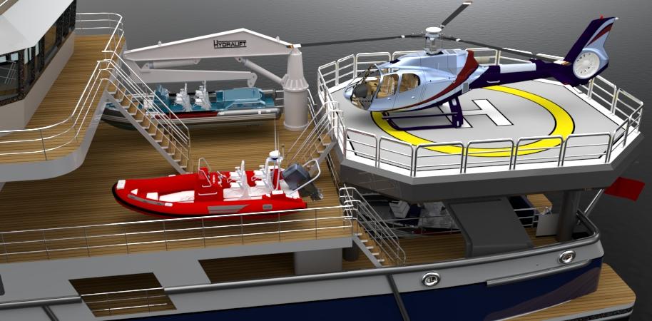 Ice-class Diesel Electric Expedition Yacht Mega Yacht Custom for sale ...