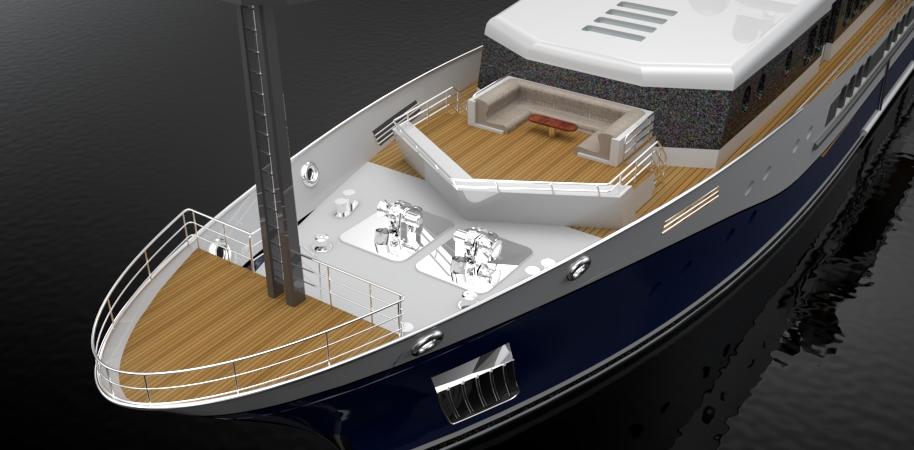 Ice-class Diesel Electric Expedition Yacht Mega Yacht Custom for sale ...