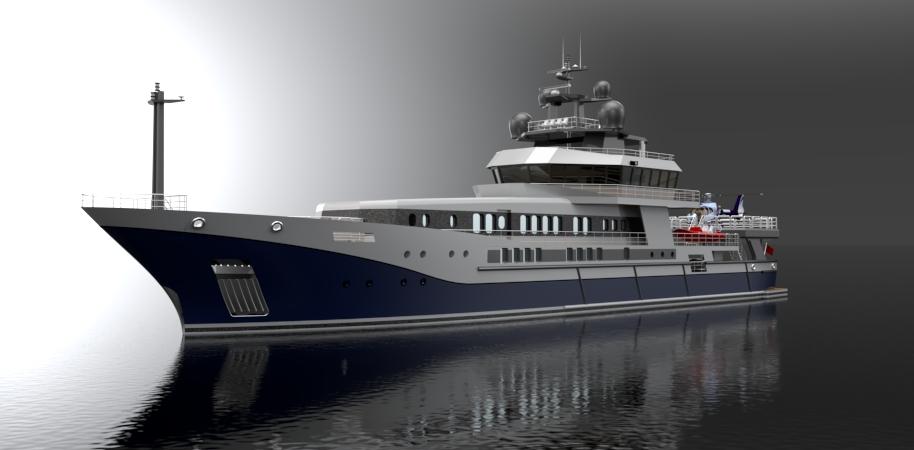 Ice-class Diesel Electric Expedition Yacht Mega Yacht Custom for sale ...
