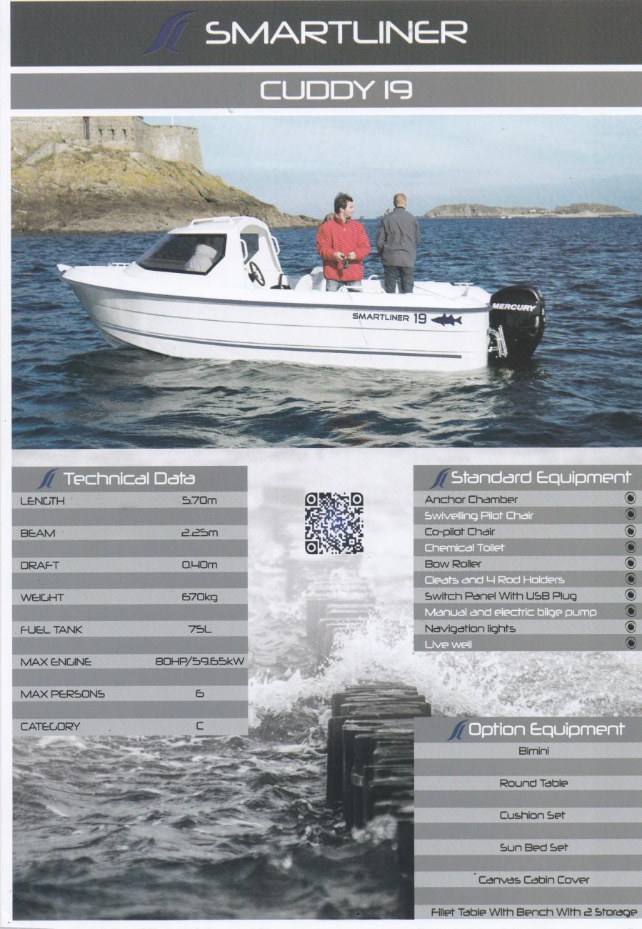 Used 2021 Smartliner Smartliner 19 Cuddy - 17 - Charente-Maritime | Youboat