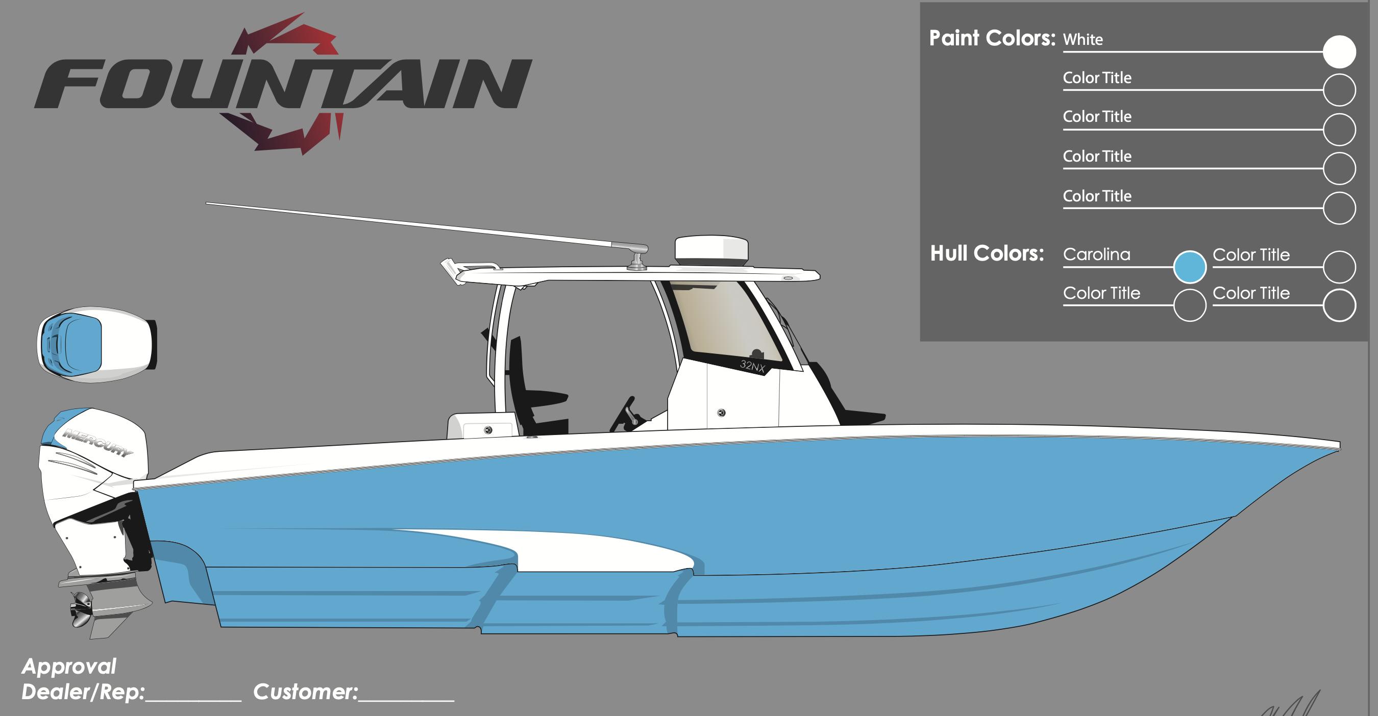 2023 Fountain 32 NX Barcos de consola central en venta - YachtWorld