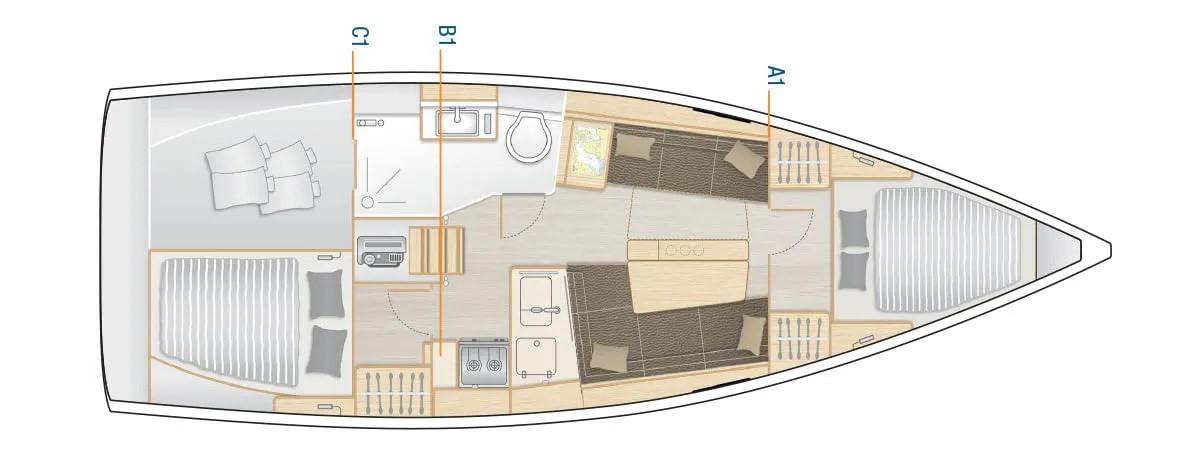 2021 Hanse 348 Racer/Cruiser for sale - YachtWorld