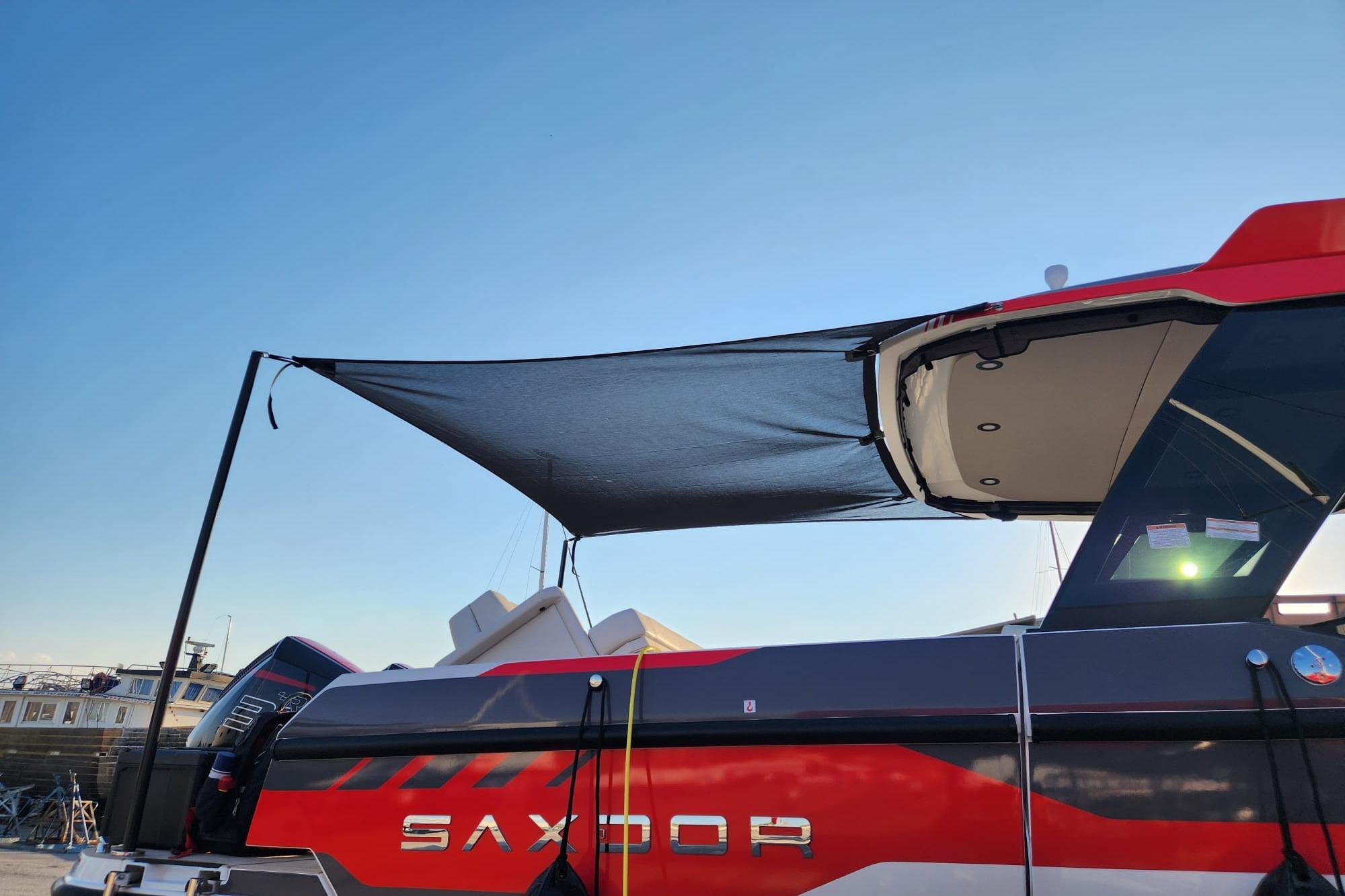 2025 Saxdor 320 GTO 2x300 Mercury V8 300 Racing Cuddy Cabin Kaufen ...