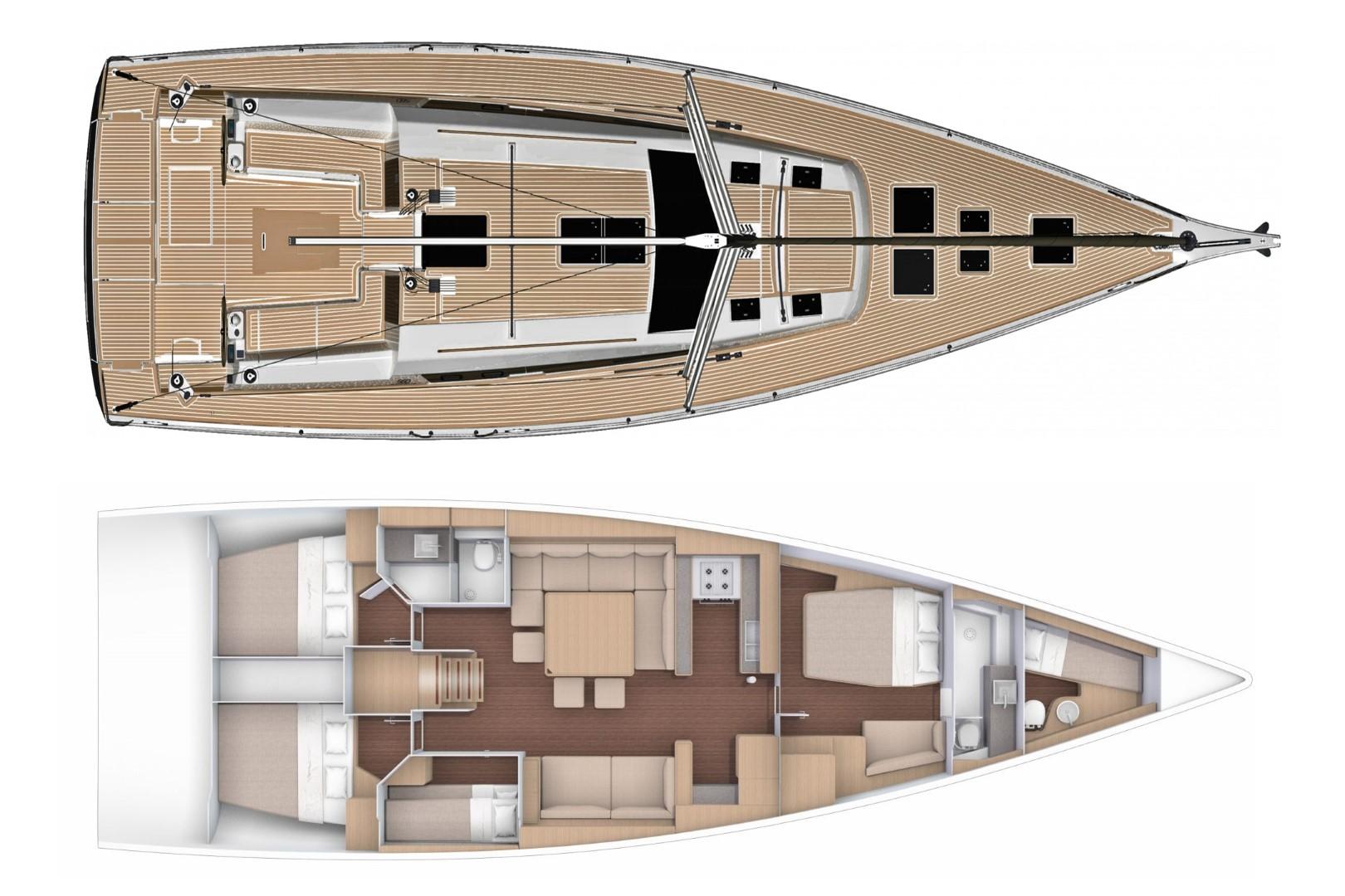 2017 Dufour 56 Exclusive Sloop for sale - YachtWorld