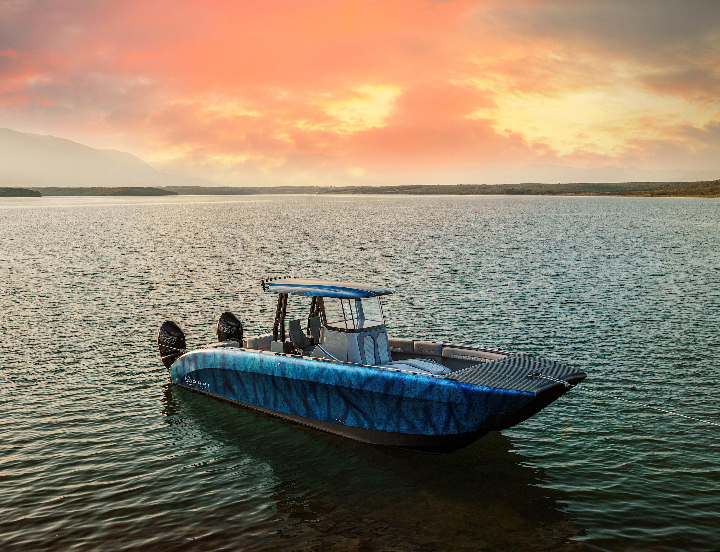 2024 Koshi Interstellar 32 Ocean Blue Centre Console for sale - YachtWorld