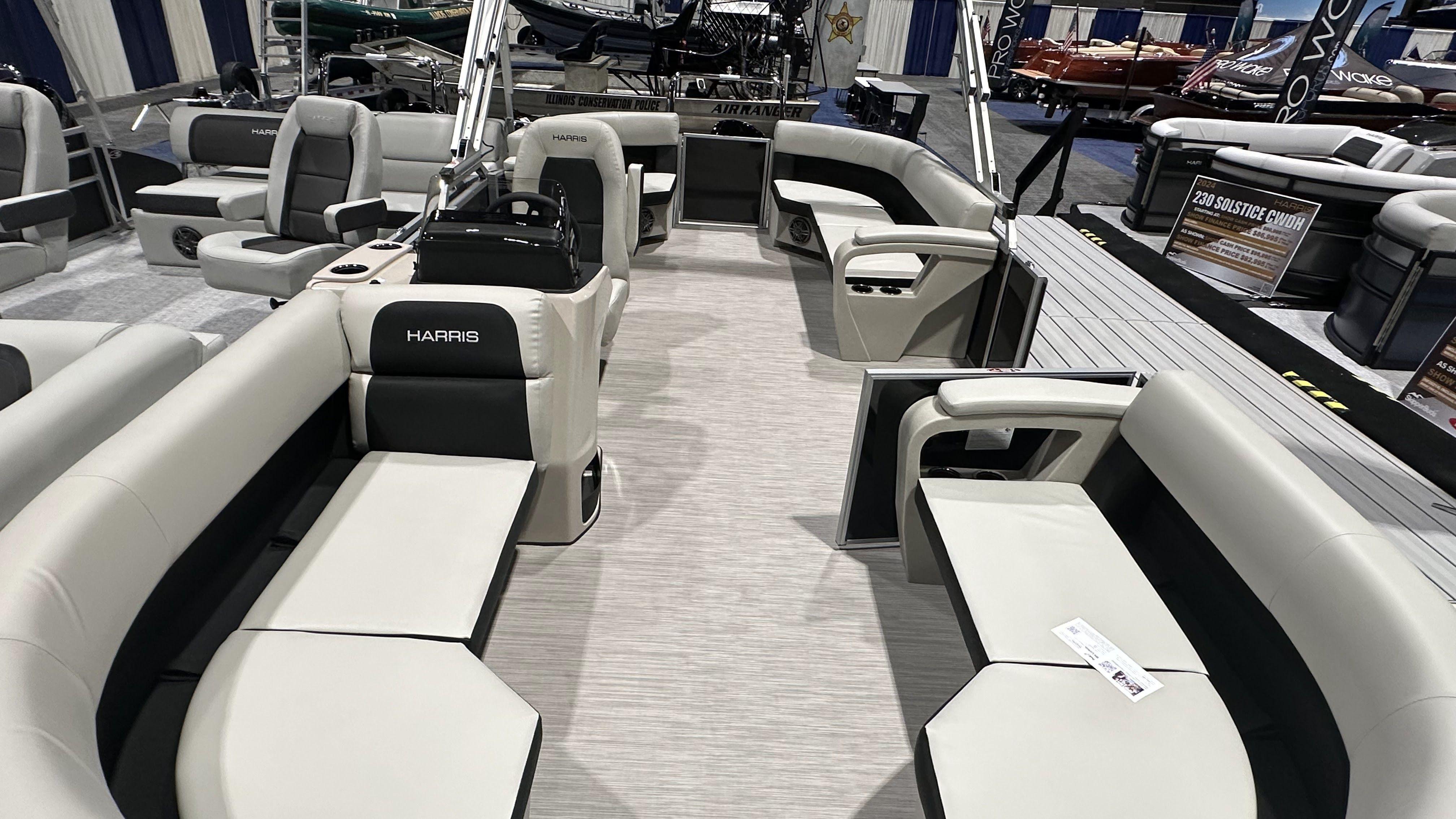 2024 Harris 230 Breeze Tri-toon CW Floorplan Barcos pontón en venta ...