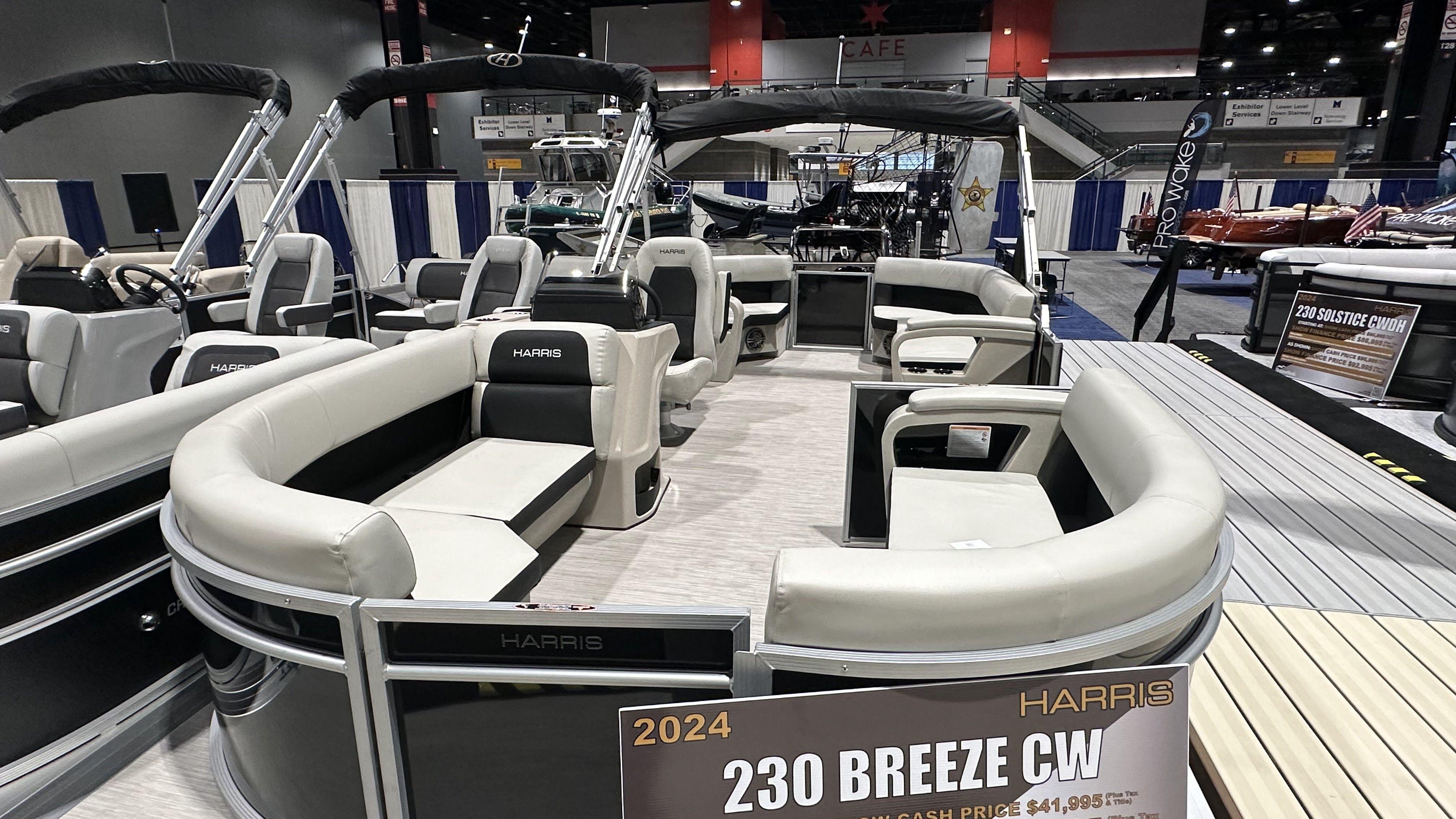 2024 Harris 230 Breeze Tri-toon CW Floorplan Barcos pontón en venta ...