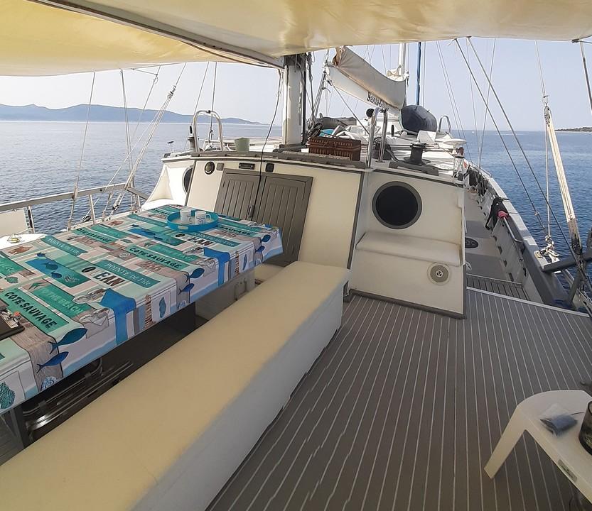 1977 Custom SERTRAL 72 plan André Mauric Motorsailer for sale - YachtWorld