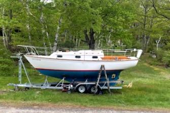 1987 Cape Dory 26 D and recent trailer Cruiser for sale - YachtWorld