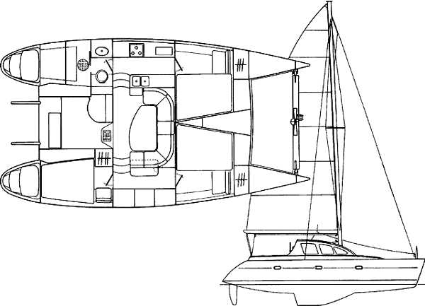 1995 Lagoon 37 Catamarans et trimarans à vendre - YachtWorld