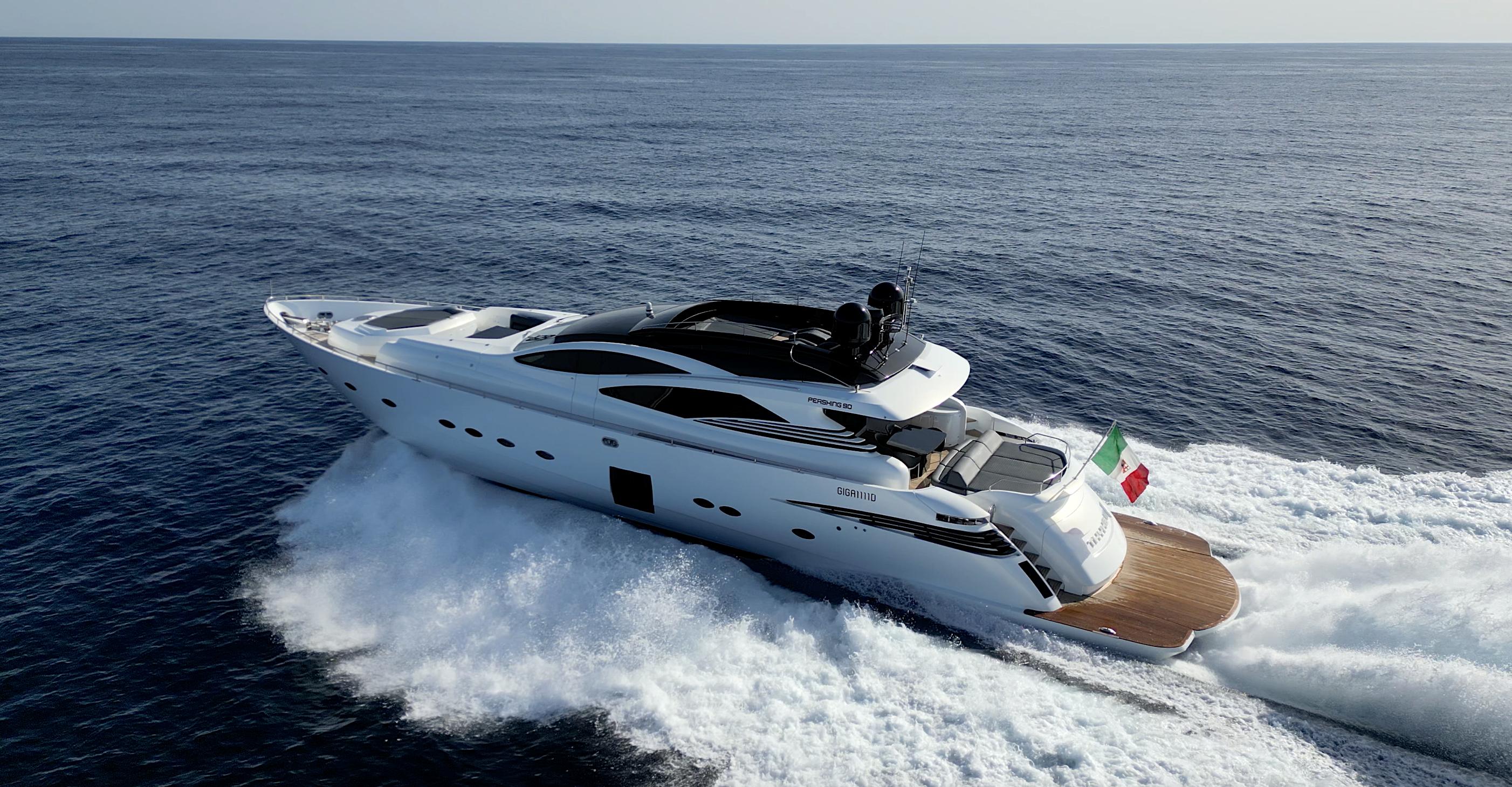 THYKE III Mega Yacht Pershing for sale - YachtWorld