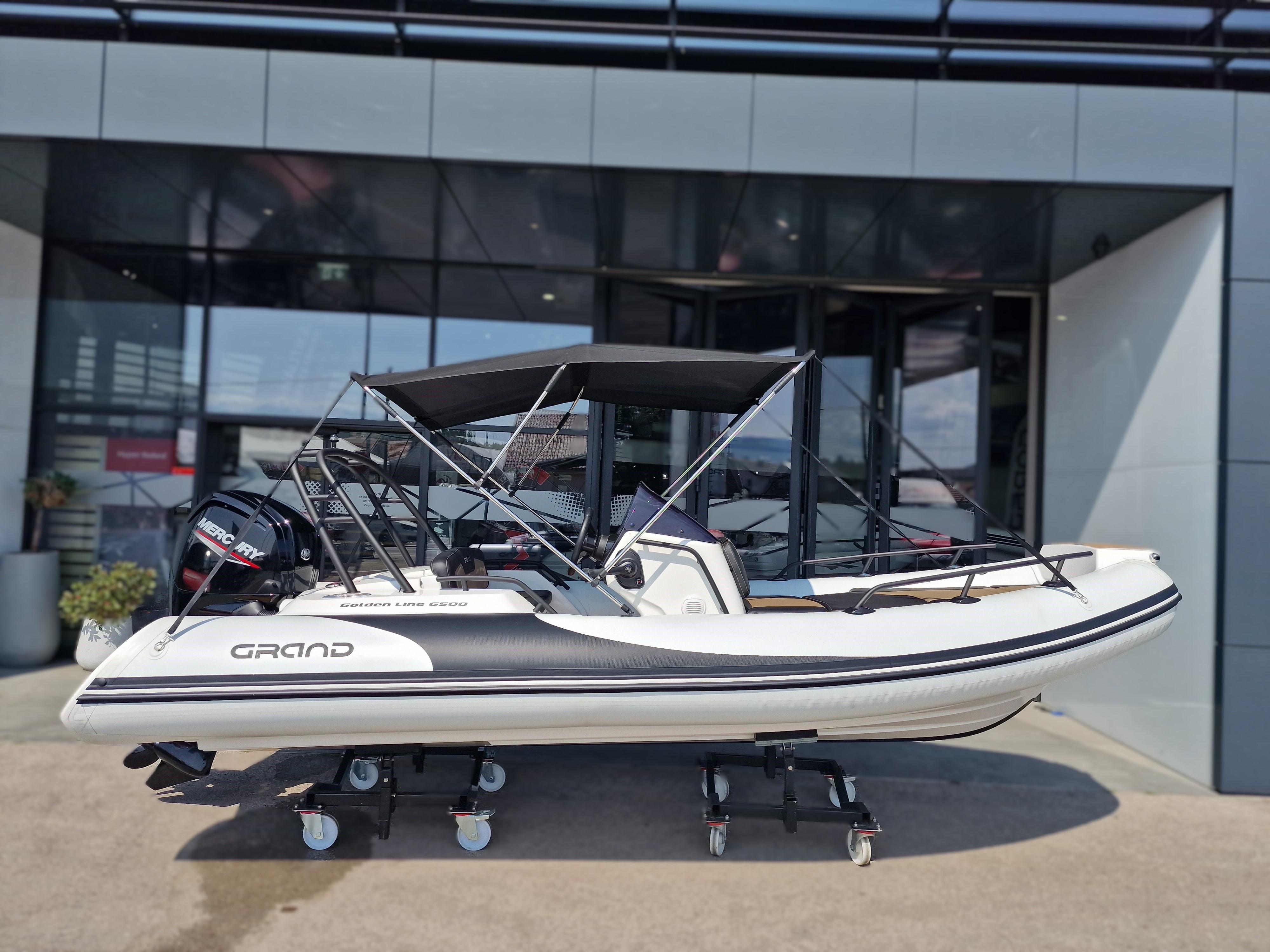 Grand G500 Off White Hypalon s F100 | 2025 | 5m | Boatshop24