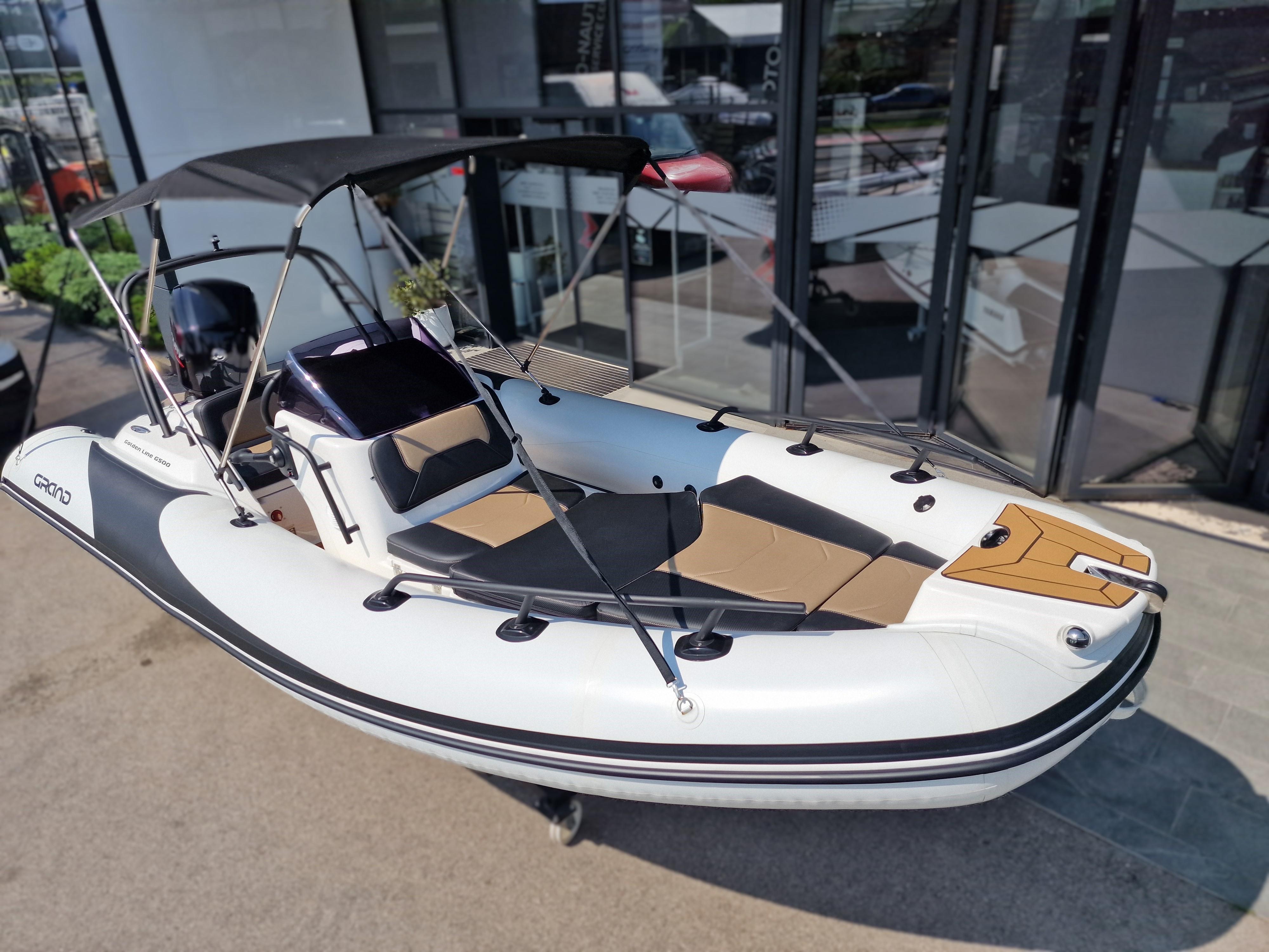Grand Grand G500 Off White Hypalon s F100 | 2025 | 16ft | Boatshop24