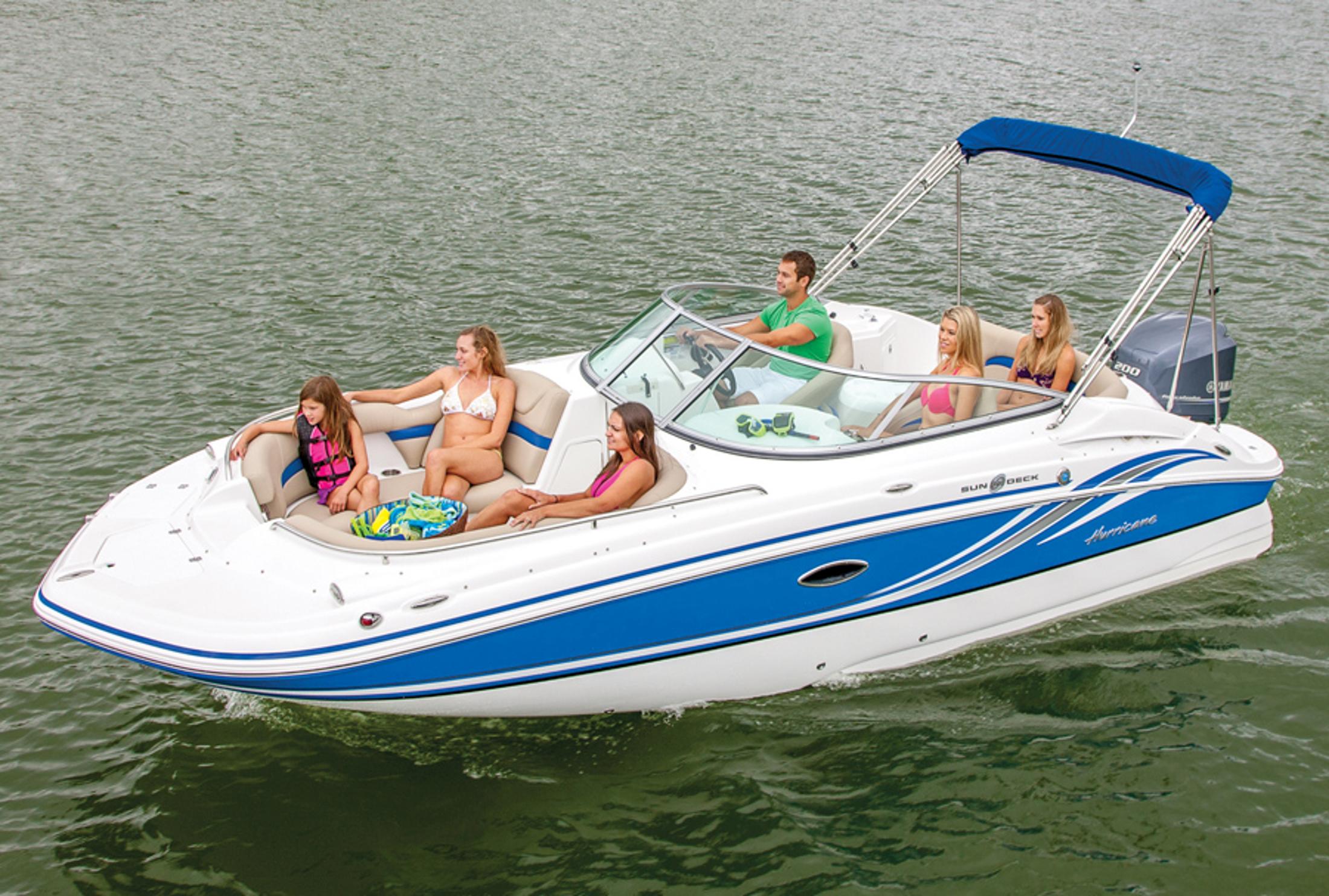 2016 Hurricane SunDeck 2200 DC OB Pontoon Boat For Sale YachtWorld