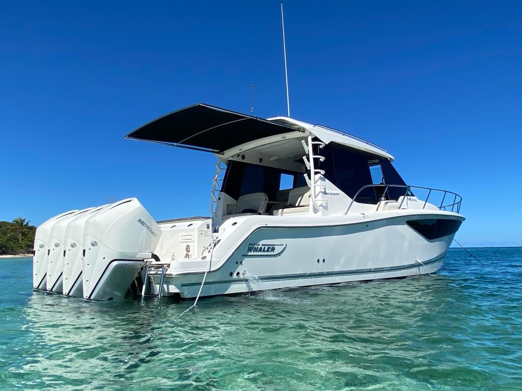 2021 Boston Whaler 405 Conquest Walkaround for sale - YachtWorld